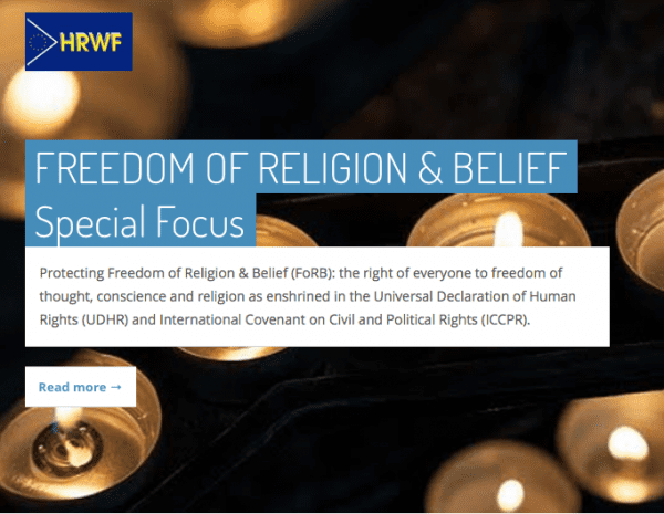 Human Rights Without Frontiers releases 2015 report – The All Faiths ...